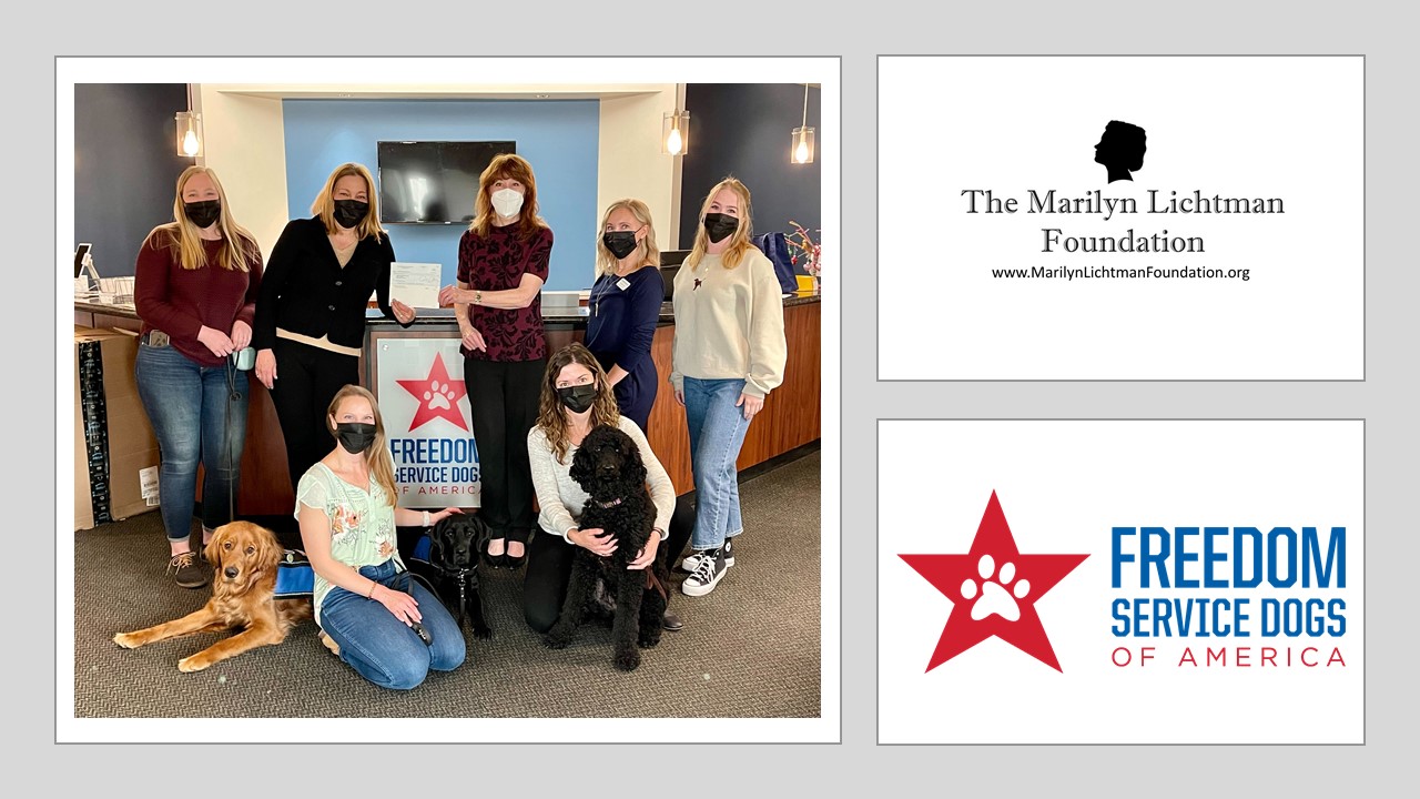 Freedom Service Dogs of America - The Marilyn Lichtman Foundation